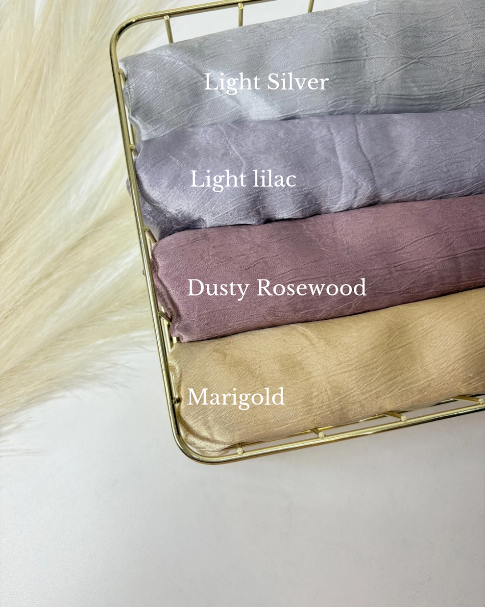 Marble Crush Satin Hijabs Summer Edition 25 | Steel Party We – Hijab ...