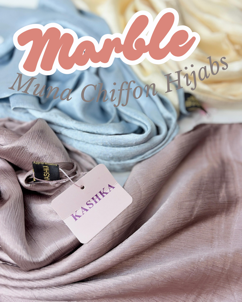 Marble Crush Satin Hijabs Summer Edition 25 | Steel Party We – Hijab ...
